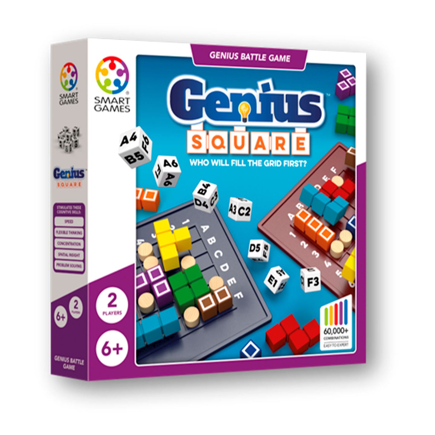 Smart Games – Genius Square | Denkspiel mit Würfeln