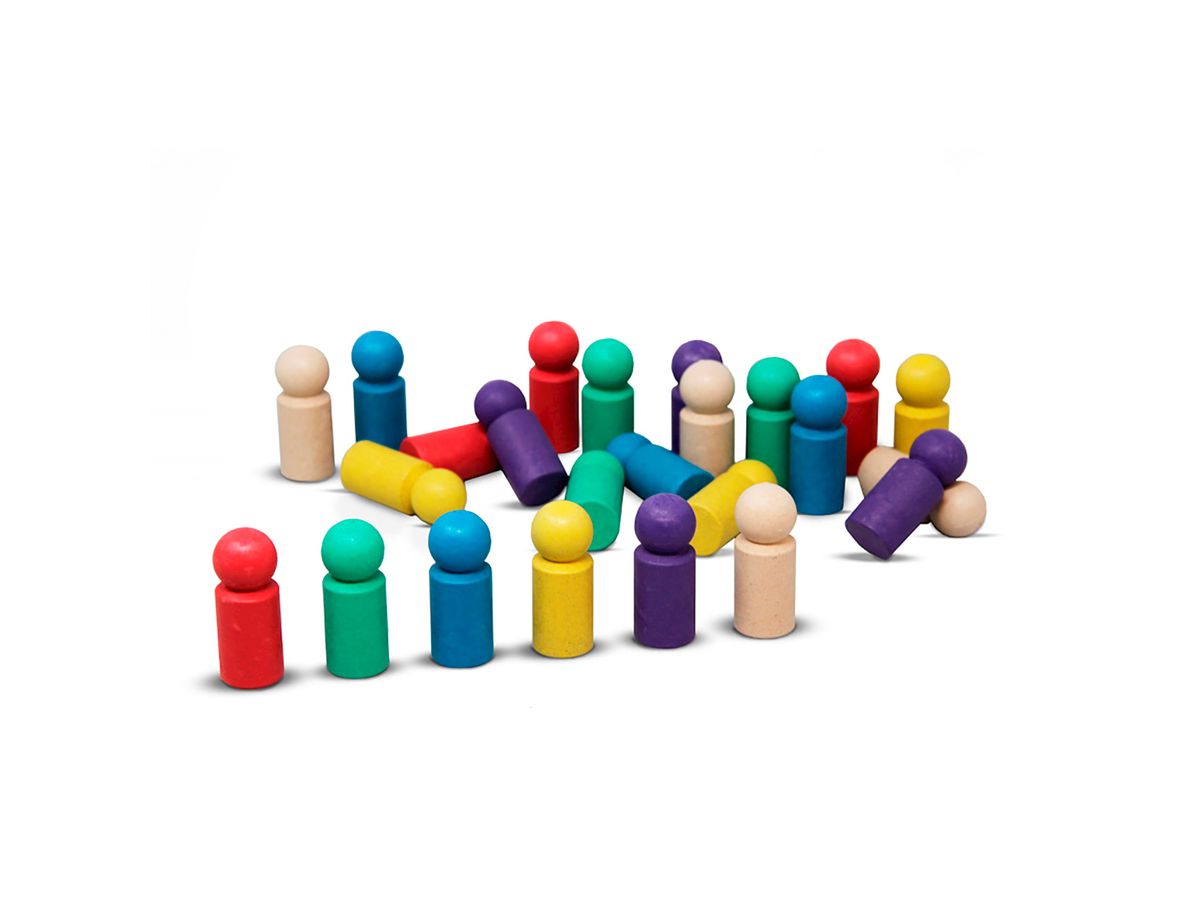 Wissner – Spielfiguren gross | 24er-Set aus RE-Wood