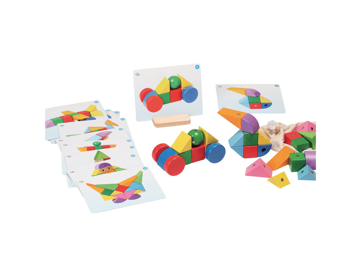 Magnetic Blocks | Magnetisches Konstruktionsspiel aus Holz