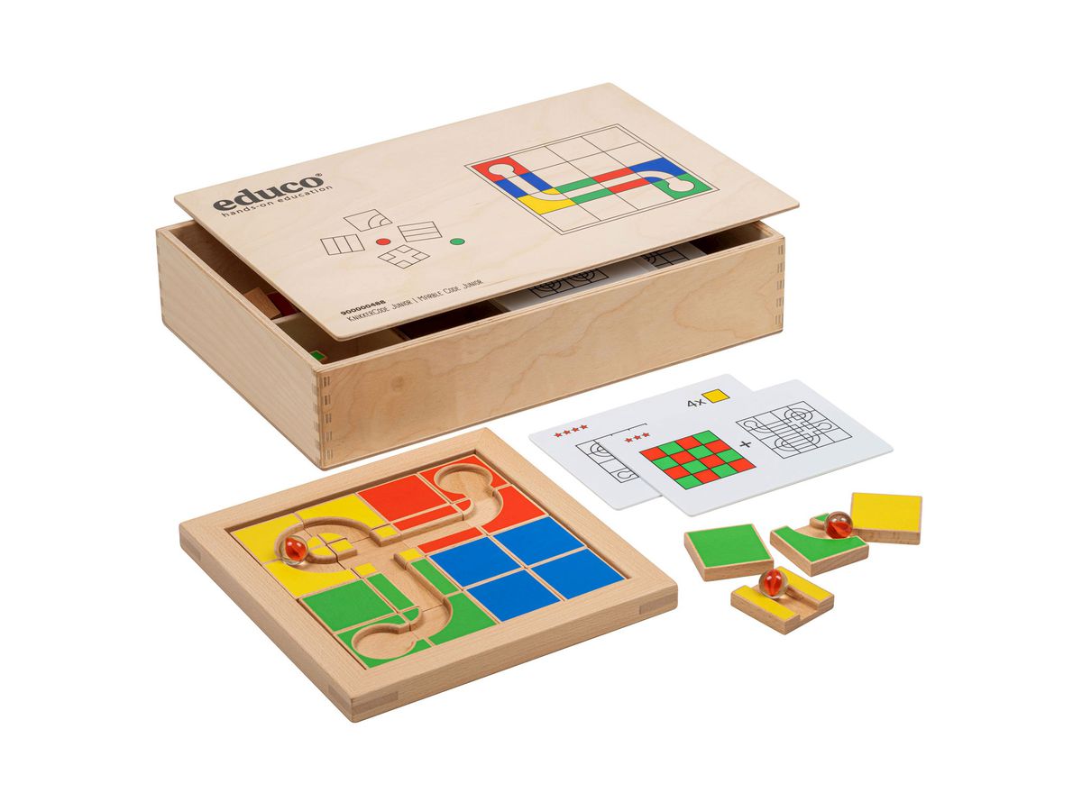 Educo – Colour Code | Logikspiel mit Kugelbahn & Farbcode